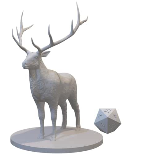 Amazon.com: Large Animal Miniature for DND Pathfinder RPG Unpainted ...