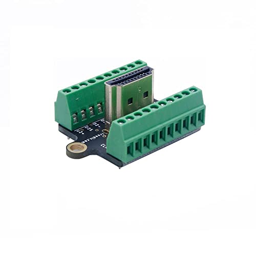 Treedix HDMI Type A Male Socket Breakout Board Gold Plated with Signals ...