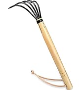 Amazon.com : 15" Gardeners Claw Rake | Military Grade Steel 6 Tines and ...