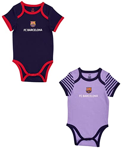 Set of 2 x Bara Bodysuit – Official FC Barcelona Collection – Baby Boy ...