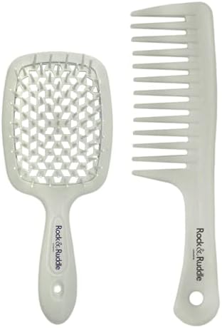 Amazon.com : Rock & Ruddle Shower Power Brush & Styling Comb Duo ...