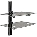 OSD Audio DVD-Shelf-3B Wall Mount Bracket for Dual Shelf DVD and Other ...