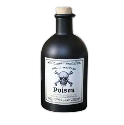 Amazon.com: Faux Apothecary Halloween POISON Bottle Decoration with ...