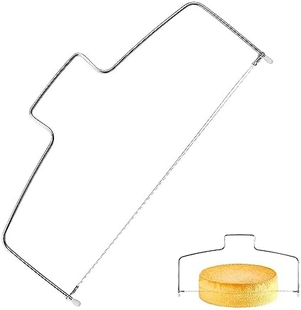 Koksi Professional Stainless Steel Cake Cutter, Adjustable, Double ...