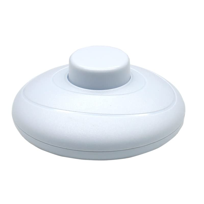 Snapklik.com : Floor Foot Switch Inline Pedal Lamp Switch, Black, Push ...