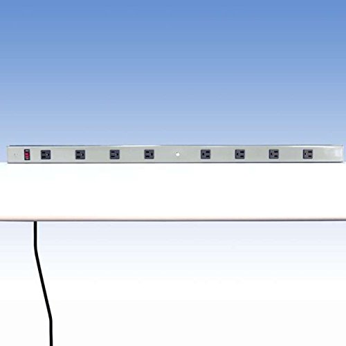 Amazon.com: Aluminum Power Strip with 8 Outlets for 72" Chemical ...
