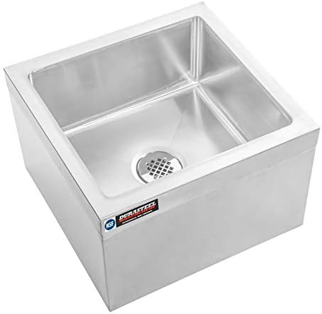 Commercial Floor Mop Sink,Stainless Steel Mop Service Basin,Indoor ...