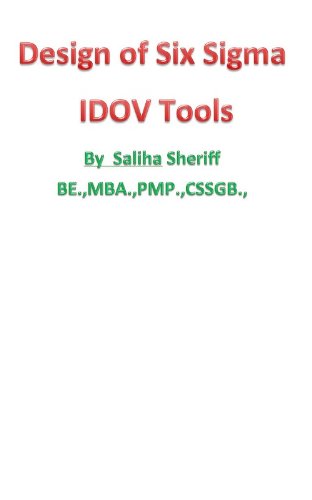 Design for Six Sigma - IDOV Methodology eBook : Sheriff, Salem Mahaboob ...