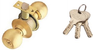 IPSA Cylindrical Locks ET (Entrence)-70 Made by SS202 Finish by PB ...