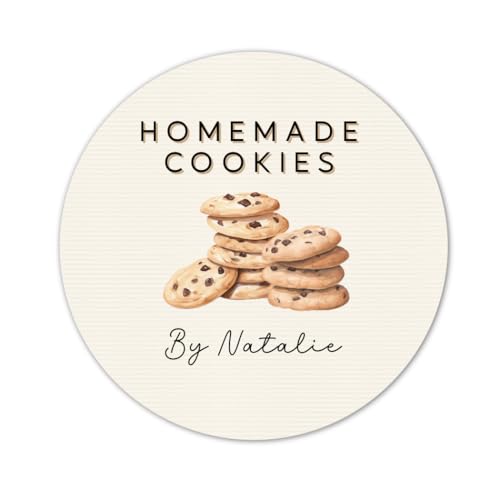 Amazon.com: Homemade Cookies Labels - Customizable “Chocolate Chip ...