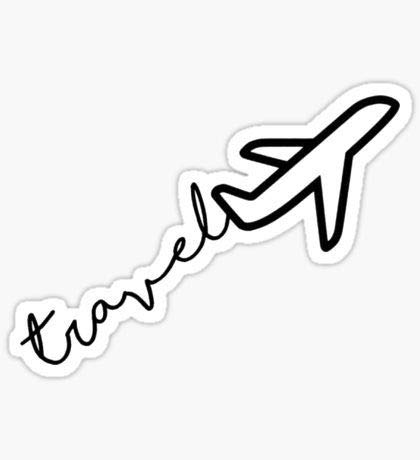 SIGN EVER Travel Stickers for Car Bike Laptop Wall Vinyl Decals L x H ...