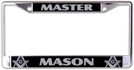 Amazon.com: Car Chrome Decals LPFC-Mason Mason, Masonic License Plate ...