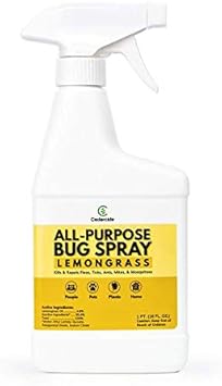 Amazon.com: Cedarcide All-Purpose Bug Spray (Lemongrass, Pint ...