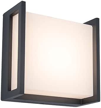 Greenbrook Outdoor Wall Light, Modern Square Shape, Wall Mounting ...