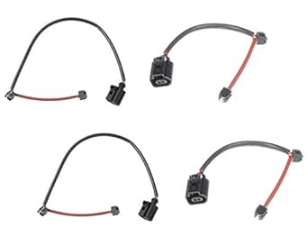 Amazon.com: Newparts Front and Rear Brake Pad Sensors Kit for Porsche ...