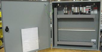 NEMA/UL Type 1 HVAC Expansion Panel, 24" W x 36" H x 6.5" L, 96 VA ...