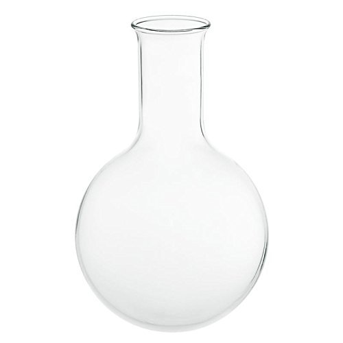 BOROSILICATE GLASS ROUND BOTTOM BOILING FLASK 100ML. PACK OF 2 UNIT ...