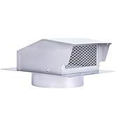 LTSEAME 6 Inch Stainless Steel Roof Vent Cap,Bathroom Exhaust Roof Vent ...