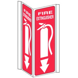 3-Way Sign-FIRE EXTING./ALUMNot Illuminated Aluminum: Amazon.com ...
