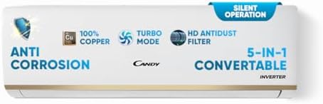 Candy 1.5 Ton 3 Star Split AC (5 - in - 1 Convertible, Self Clean, 100% ...