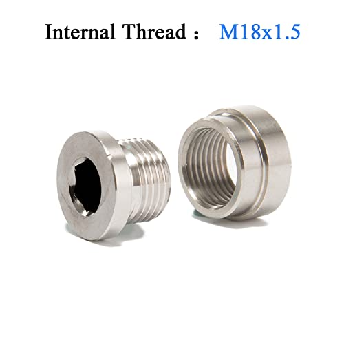 Snapklik.com : HYAT 6 Pairs O2 Oxygen Sensor Bung Universal Stainless ...