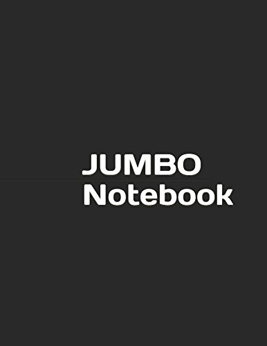 JUMBO Notebook: Mega-Sized Black Notebook/Journal with 600 Pages ...