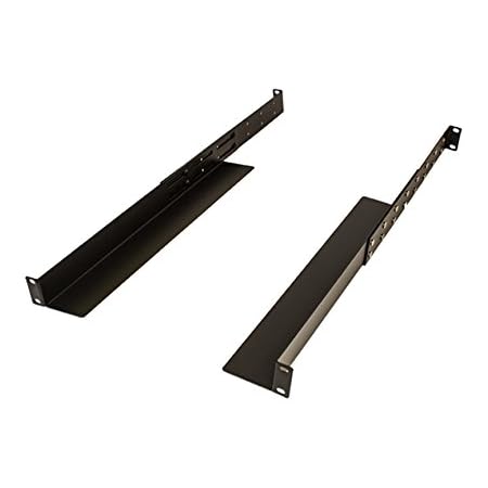 NavePoint Adjustable Rack Mount Server Shelf Shelves Rail Rails 1U ...