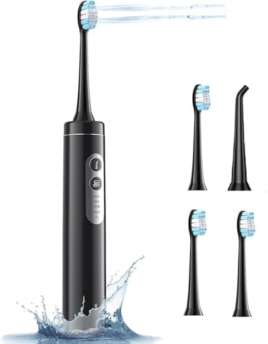 Amazon.com: Electric Toothbrush with Water Flosser, 2 in-1 Teeth ...