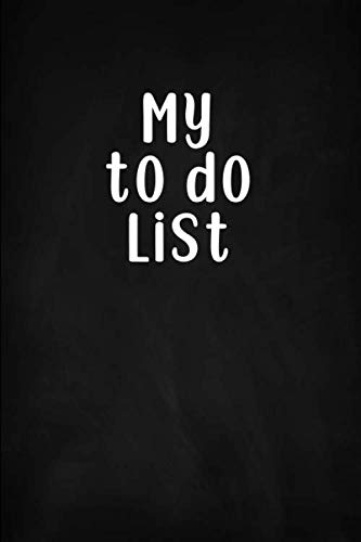 Amazon.com: My To Do List Notebook: A Daily Task List Planner For ...