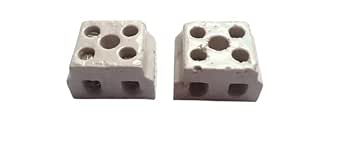2 Way Ceramics Terminal Blocks,16A 240V High Temp Porcelain Ceramic ...