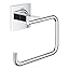 GROHE Start Cube Toilet Roll Holder without Cover (Metal, Wall Mounted, Concealed Fastening ...