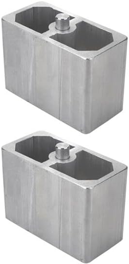 Amazon.com: 3-1/2 Inch Aluminum Leaf Spring Lowering Block - Universal ...