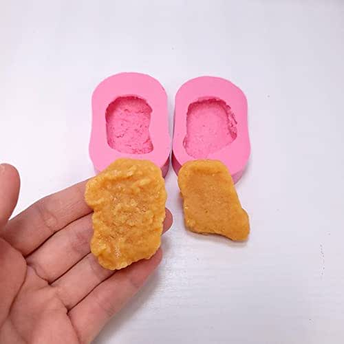 Amazon.com: Chicken nuggets realistic Silicone Mold Wax mold Resin mold ...