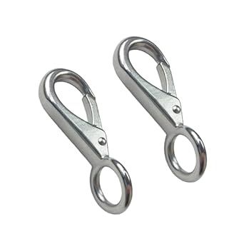 Round Eye Quick Snap, Stainless Steel 316 Spring Loaded Fixed Eye Hook ...