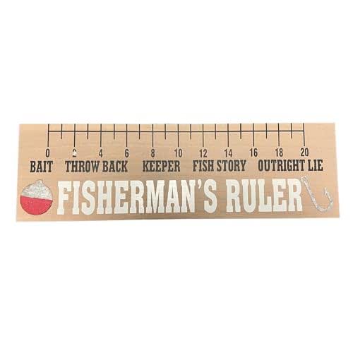 Amazon.com: Funny Fish Ruler Wooden Sign - Ideal Fishing Gift for Men ...