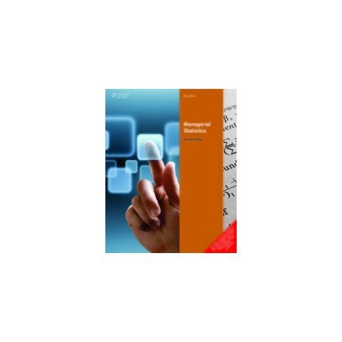 Cengage Learning Managerial Statistics 9th Edition: Gerald Keller ...