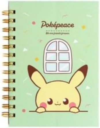 Amazon.com : Pikachu 1 Pack, Hard Cover Ruled Spiral Notebook, 5 x 7 ...