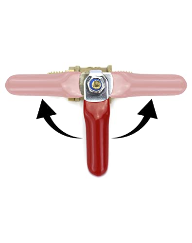 Snapklik.com : Ball Valve, 3 Pcs 1/4 Heavy Duty Brass Ball Valve Shut ...