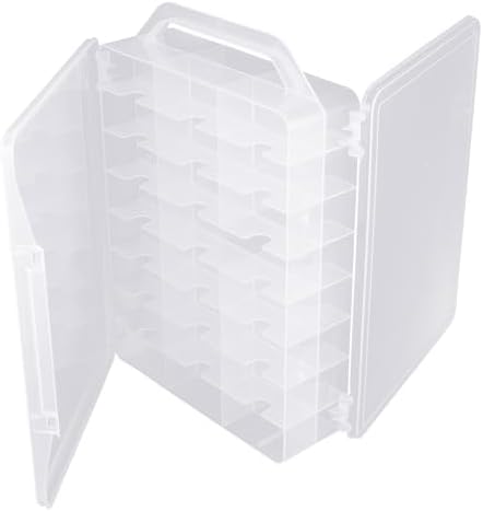 Amazon.com: ABuff 46 Grids Embroidery Thread Organizer - Double Sided ...