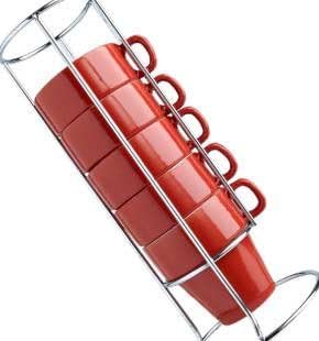 Stacking Mug Set of 6 : Amazon.co.uk: Home & Kitchen