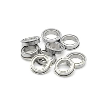 SF6700ZZ Flange Bearing 10x15x4 Mm 10PCS Double Shielded Stainless ...