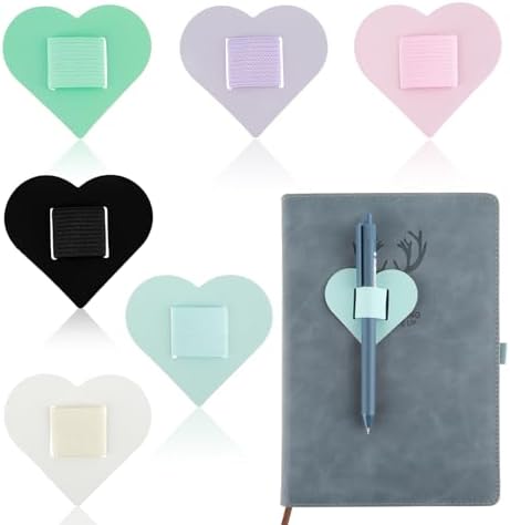 Amazon.com: Ouligay 6pcs Pen Loop Holder For Notebooks, Self-Adhesive ...