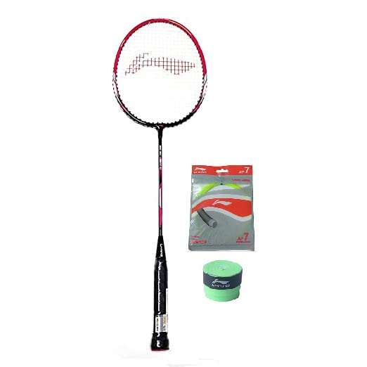 Buy Li-Ning XP-60-IV Badminton GP 20 Racket Combo with AP 7 Full Cover ...