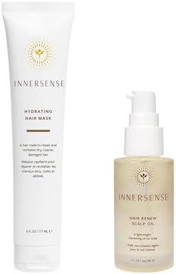 Amazon.com: INNERSENSE Organic Beauty - Hydrating Hair Mask + Hair ...