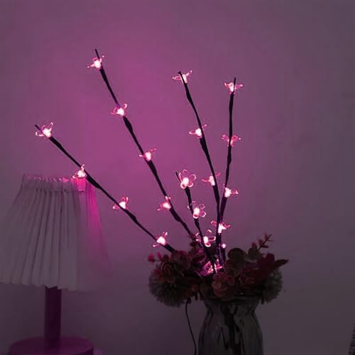 Amazon.com: Fantasee White Orchid Twig Lights, 30 Inch 20 LED ...