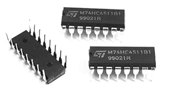 M74HC4511B1 (CD74HC4511E) BCD to 7-segment decoder/driver 74HC4511 IC ...