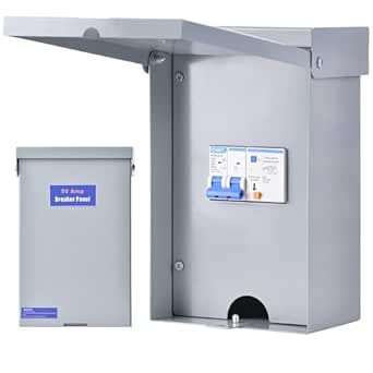 Amazon.com: Spa Panel, 50 Amp GFCI Breaker Box, Enlarged IP65 ...