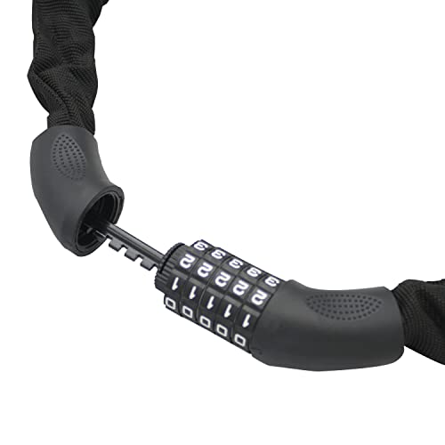 120 cm Bicycle Chain Lock Combination Lock Armoured Lock Combination ...