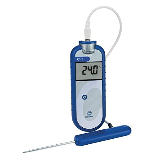 Comark C12 Digital Thermometer with Detachable Probe Range: -40 to +125 ...