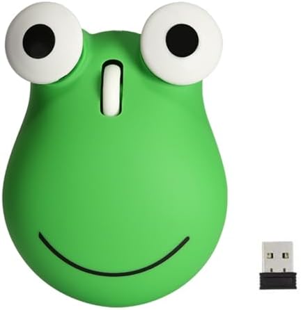 Amazon.com: Cute Frog Shaped 2.4G Wireless Optical Mouse - Portable ...